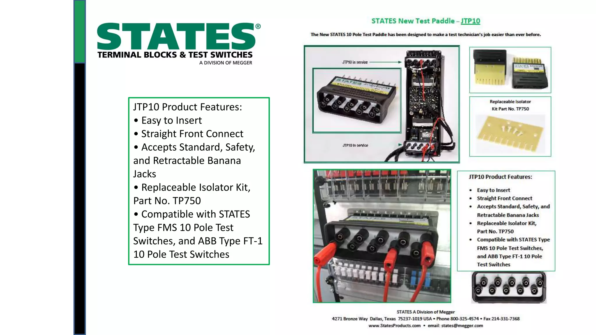 STATES New Test Paddle – JTP10 | PPTX