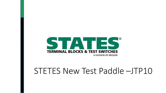 STATES New Test Paddle – JTP10 | PPTX