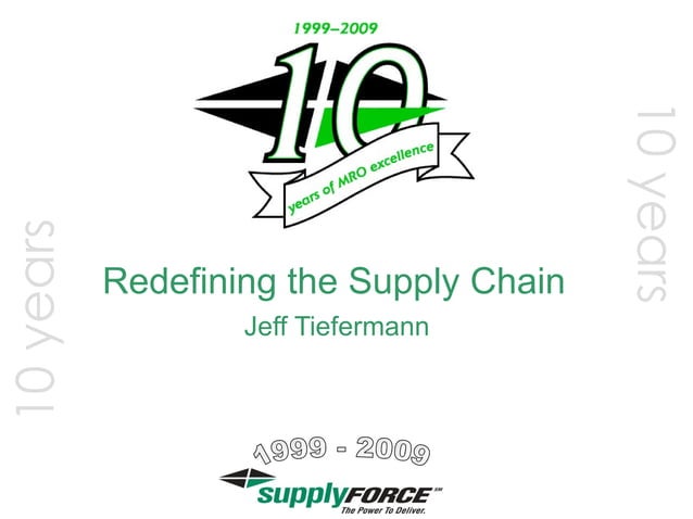 Presentation to supplyFORCE meeting | PPT