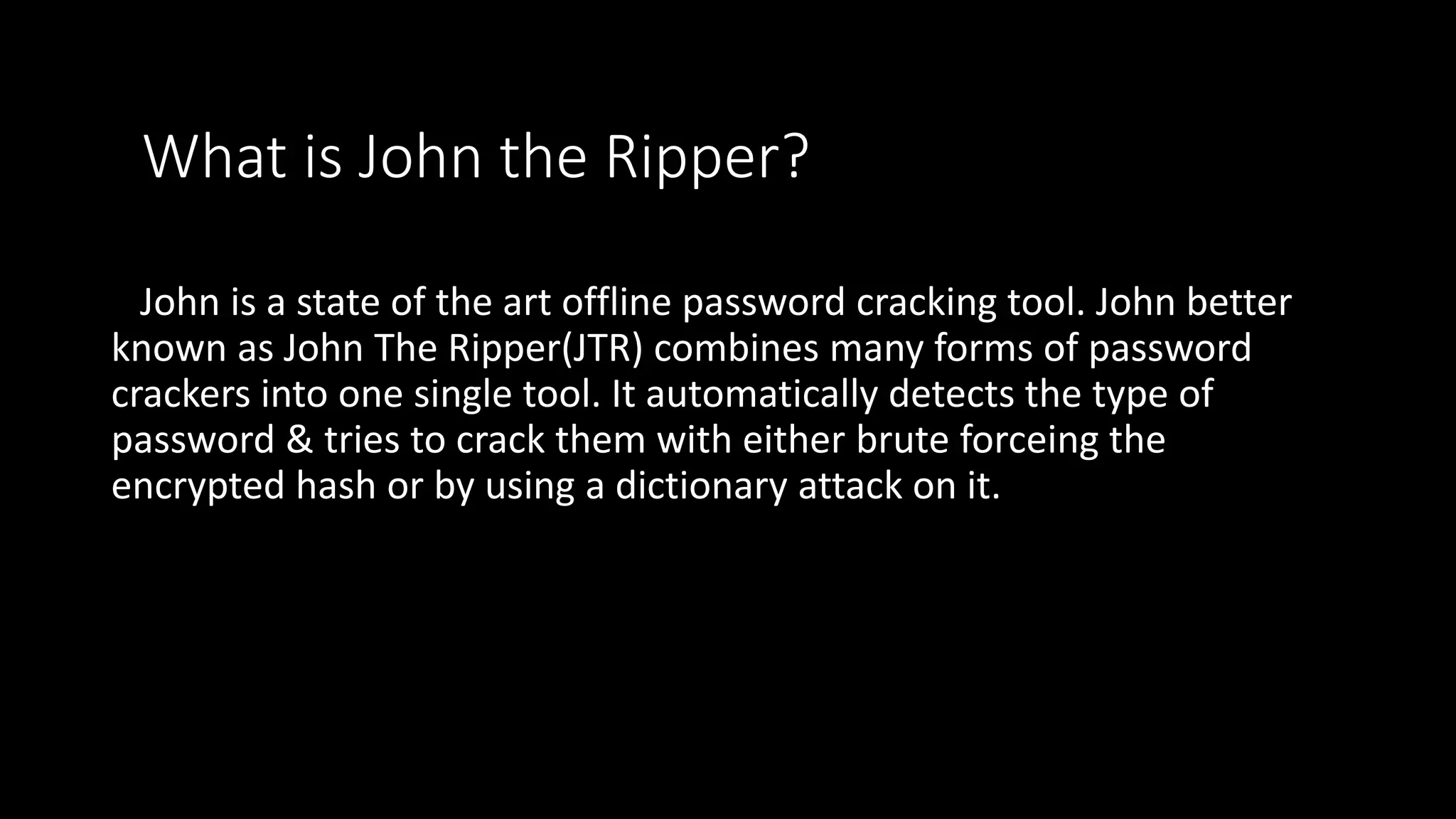 Jhon the ripper | PPTX