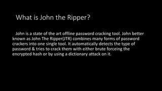 Jhon the ripper | PPTX