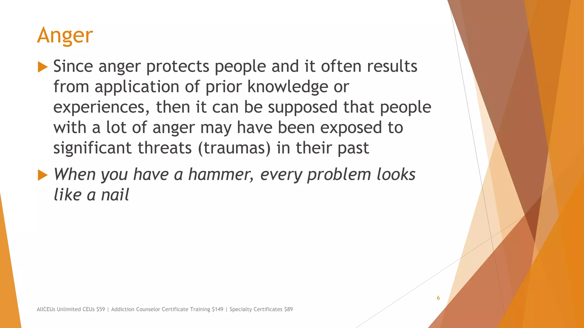 Anger and Anxiety Group Interventions | PPT