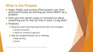 Anger and Anxiety Group Interventions | PPTX
