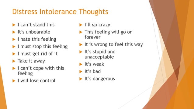 Distress Tolerance Skills and Activities | PPTX | Mental Health ...