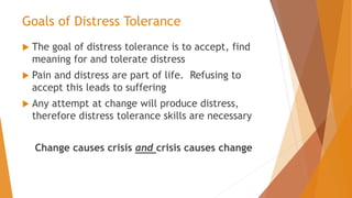 Distress Tolerance: Journey to Recovery Series | PPTX