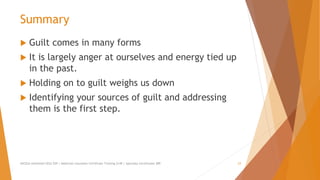 Addressing Guilt | PPTX