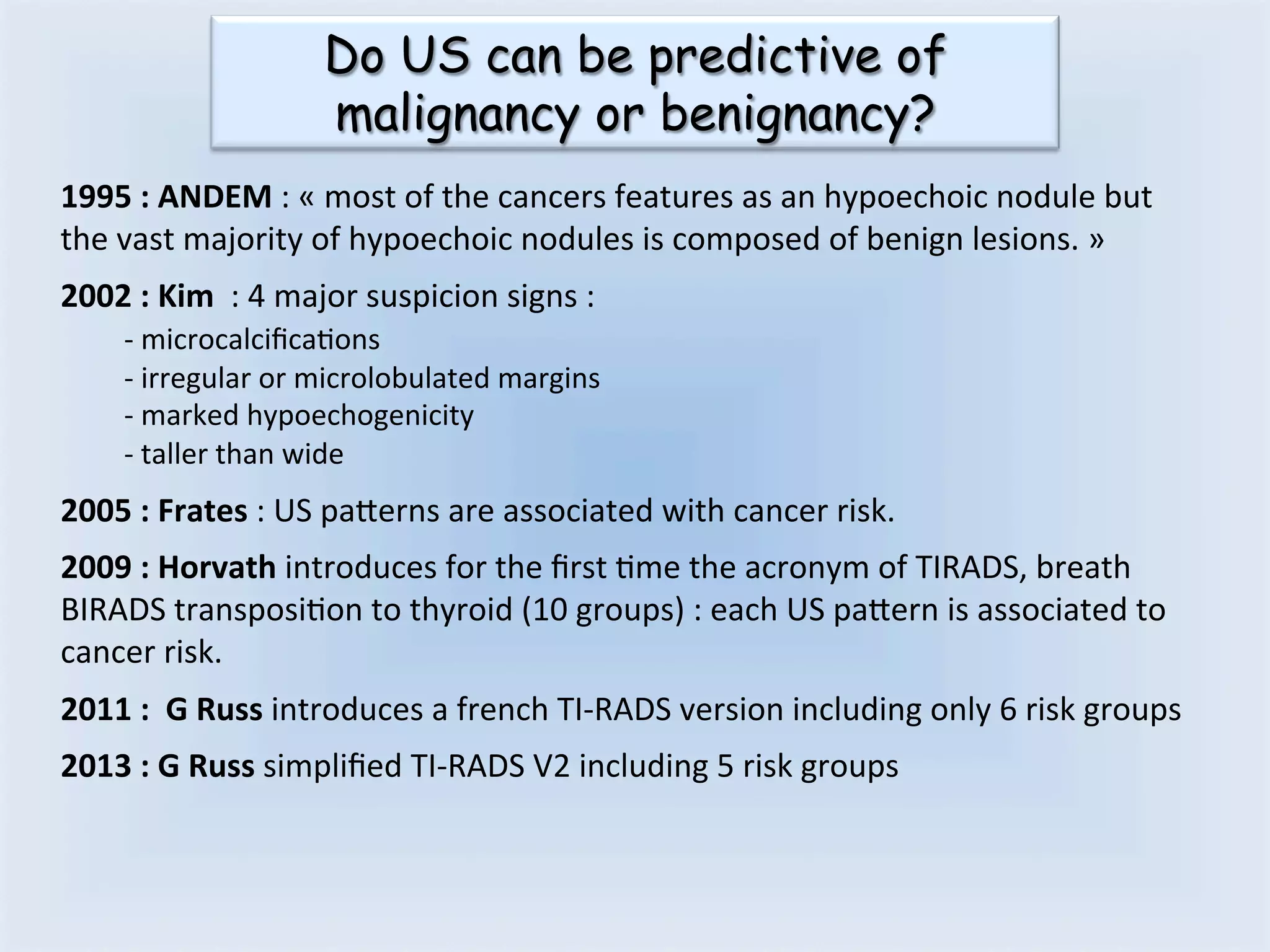 J tramalloni thyroid tirads classification practical applications jfim ...