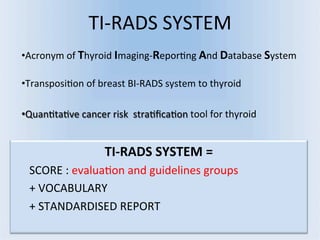J tramalloni thyroid tirads classification practical applications jfim ...