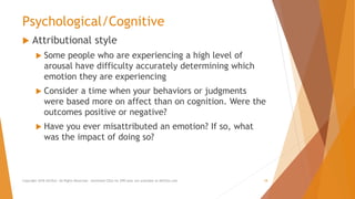 Biopsychosocial Aspects of Emotions | PPT
