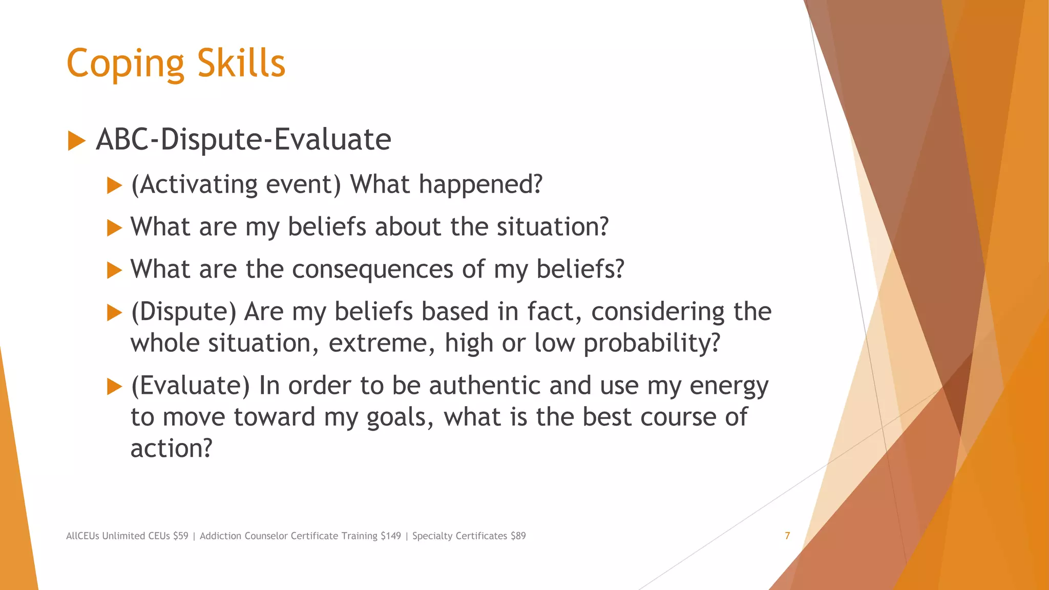 Coping Skills and Defenses | PPTX