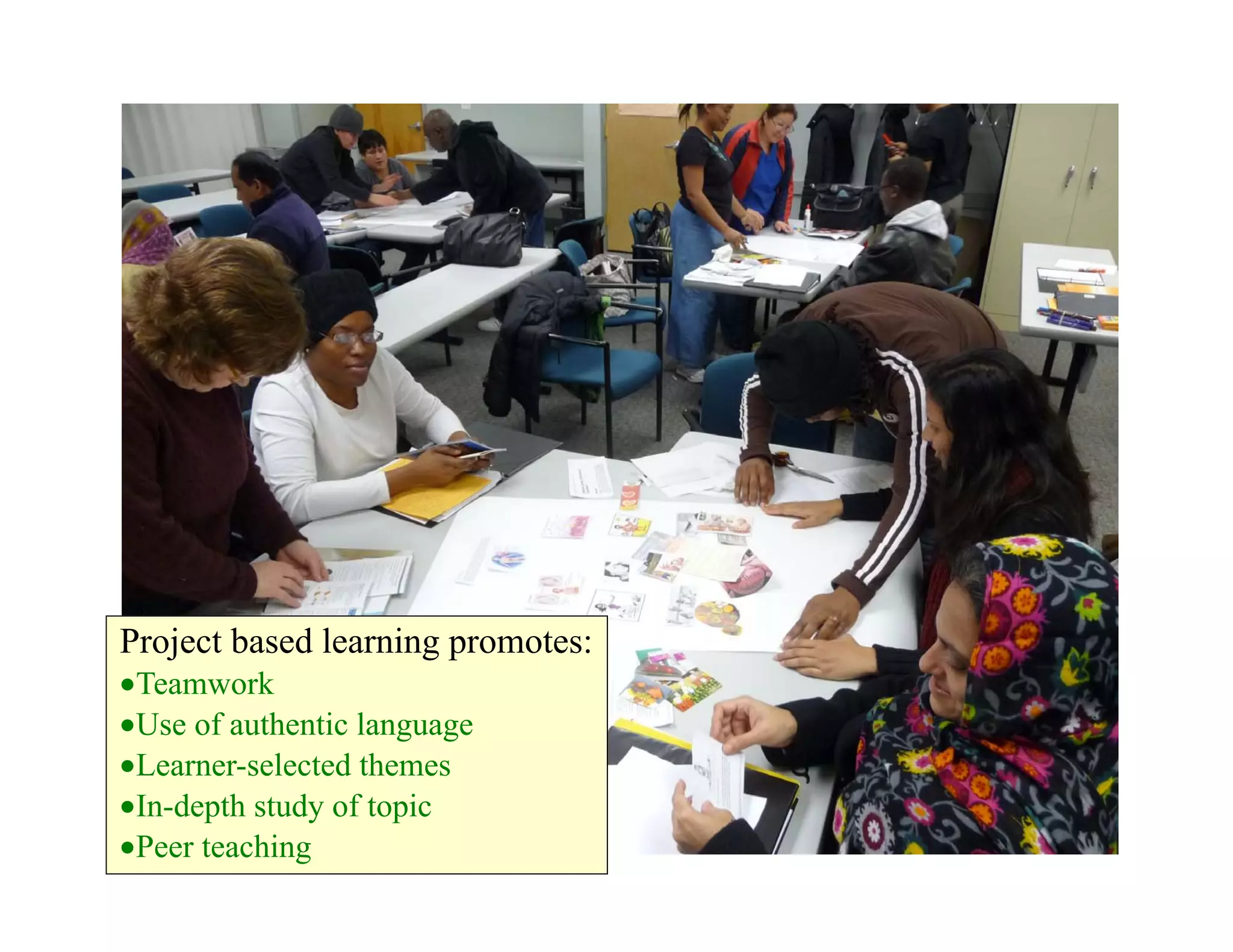 Project Based Learning for ESOL Health Literacy: TESOL Convention 2010 ...