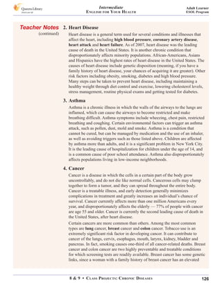 Project Based Learning for ESOL Health Literacy: TESOL Convention 2010 ...