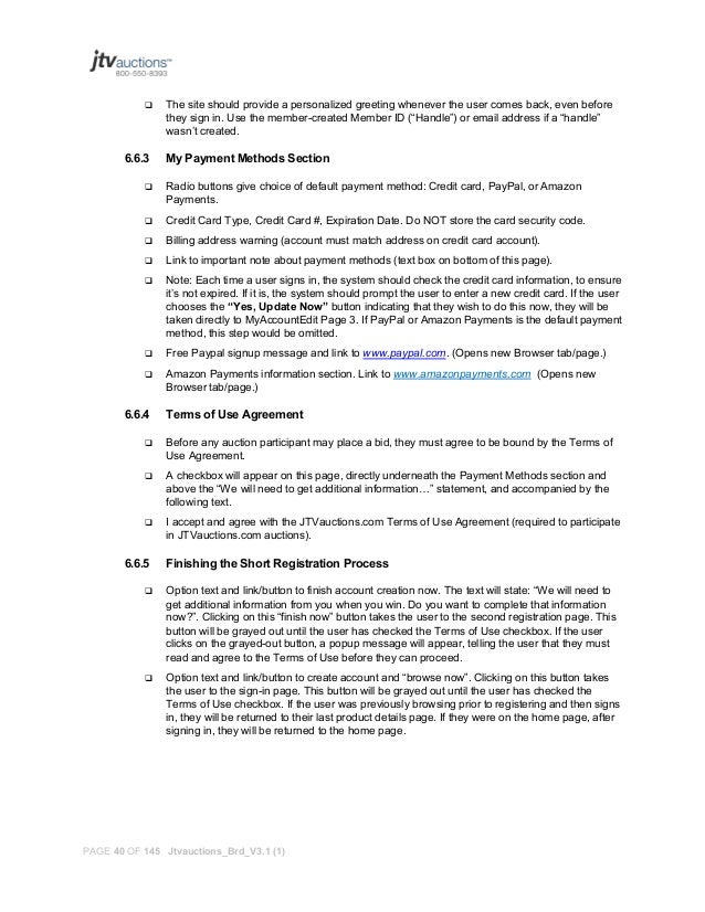 A Product Requirements Document (PRD) Sample