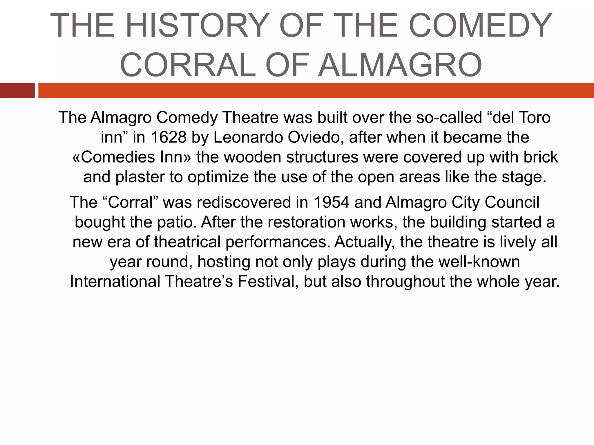 Spanish theatre | PPTX