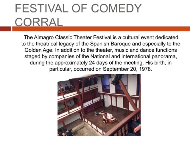 Spanish theatre | PPTX | Theater Venues | Attractions
