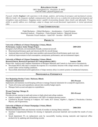Jonathan Tyler Resume | DOCX | Science