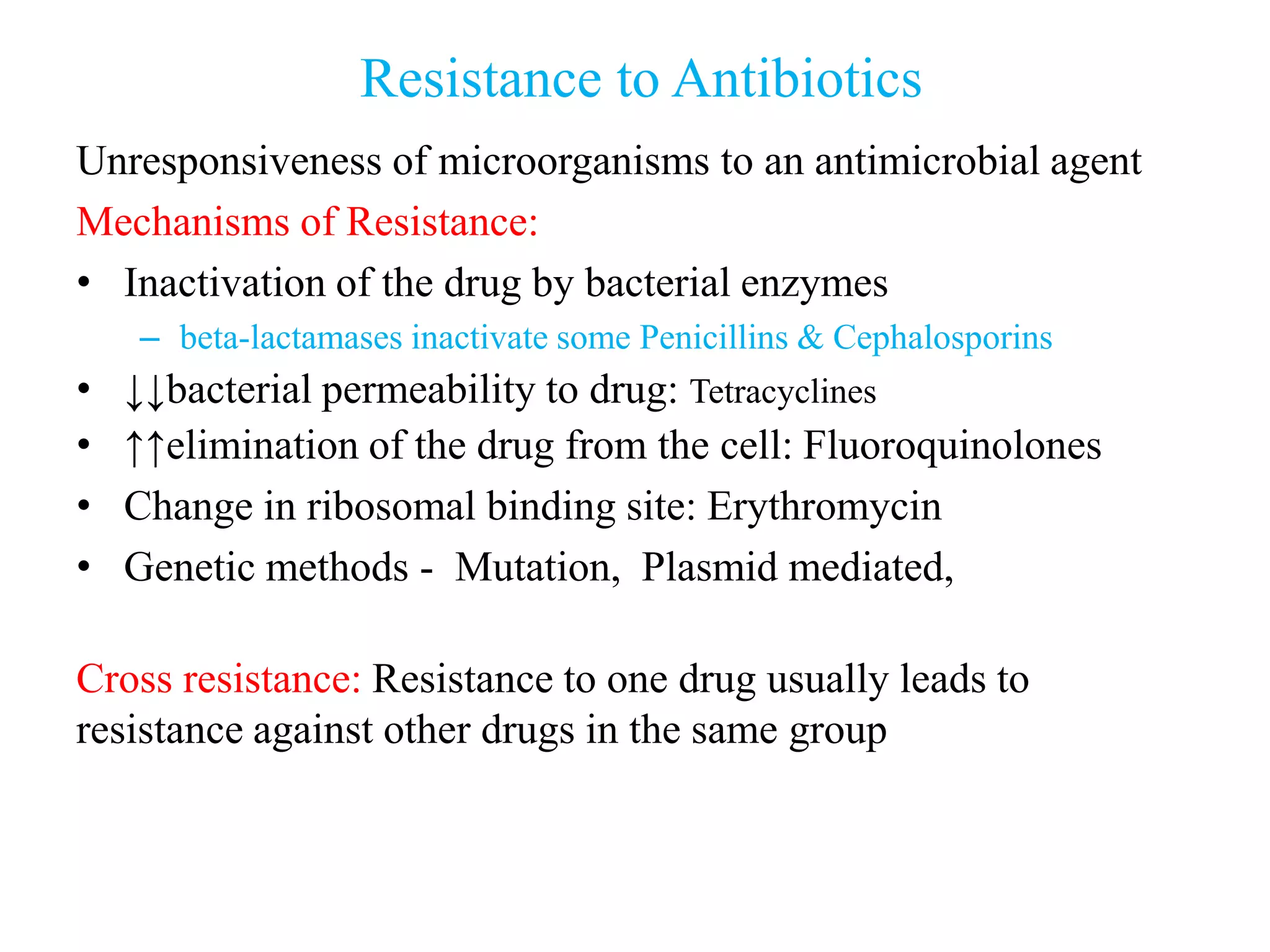 4 introduction to antimicrobials | PPTX