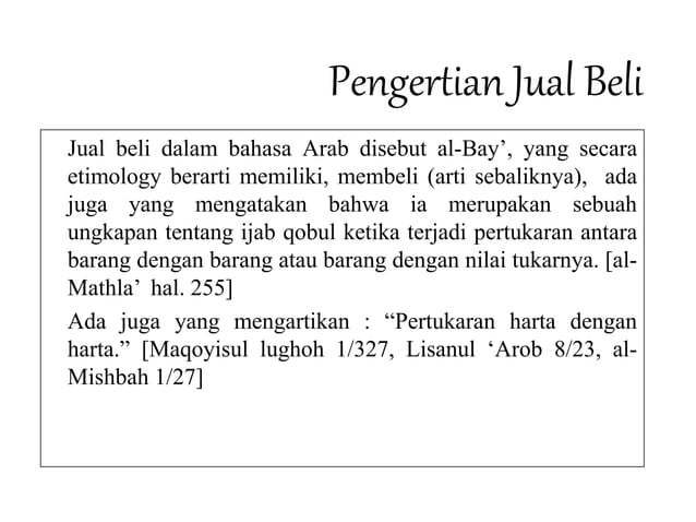 Jual beli murabahah, salam dan istishna | PPTX