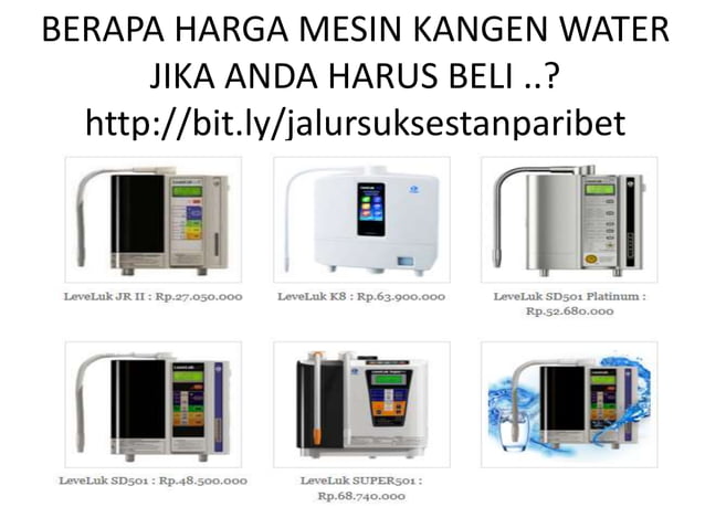 DAPATKAN MESIN KANGEN WATER GRATIS | PPT
