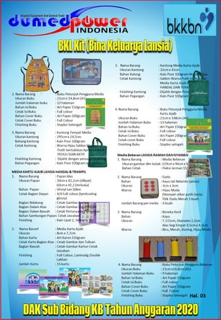 Jual produk juknis dak bkkbn 2020 | PDF