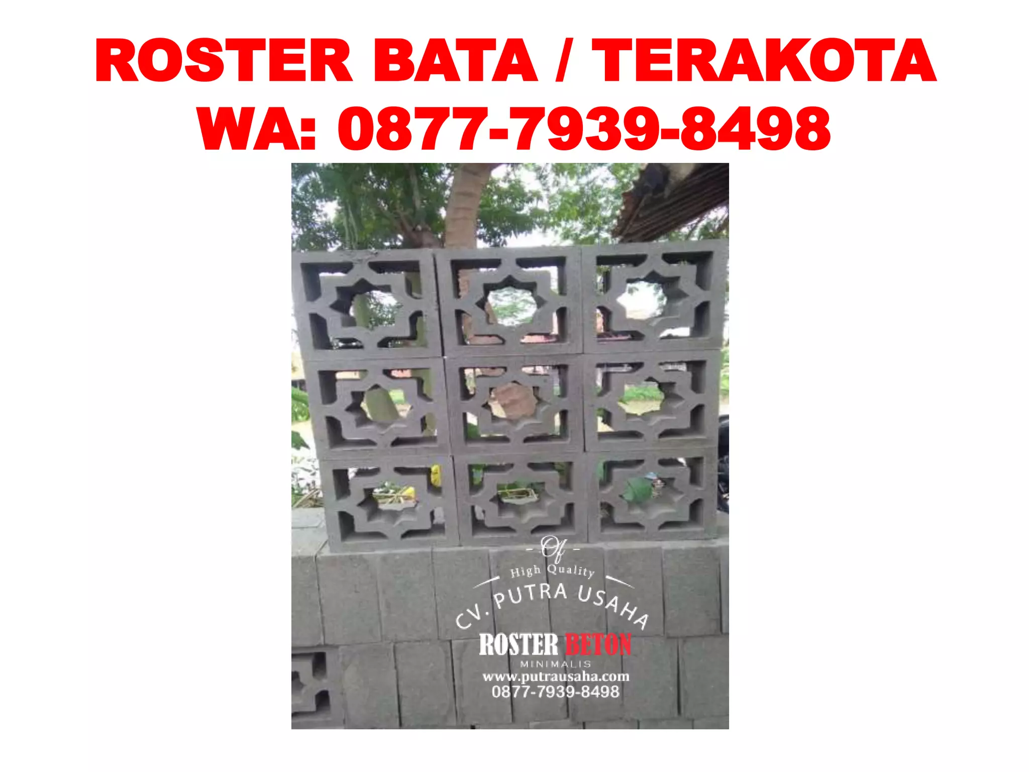 pabrik roster bata surabaya 087779398498 cv putra usaha | PPT