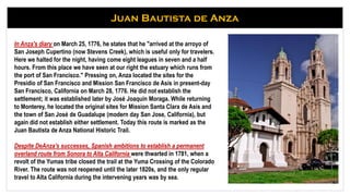 Juan Bautista de Anza Overland from Spain | PDF