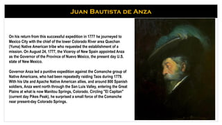 Juan Bautista de Anza Overland from Spain | PDF