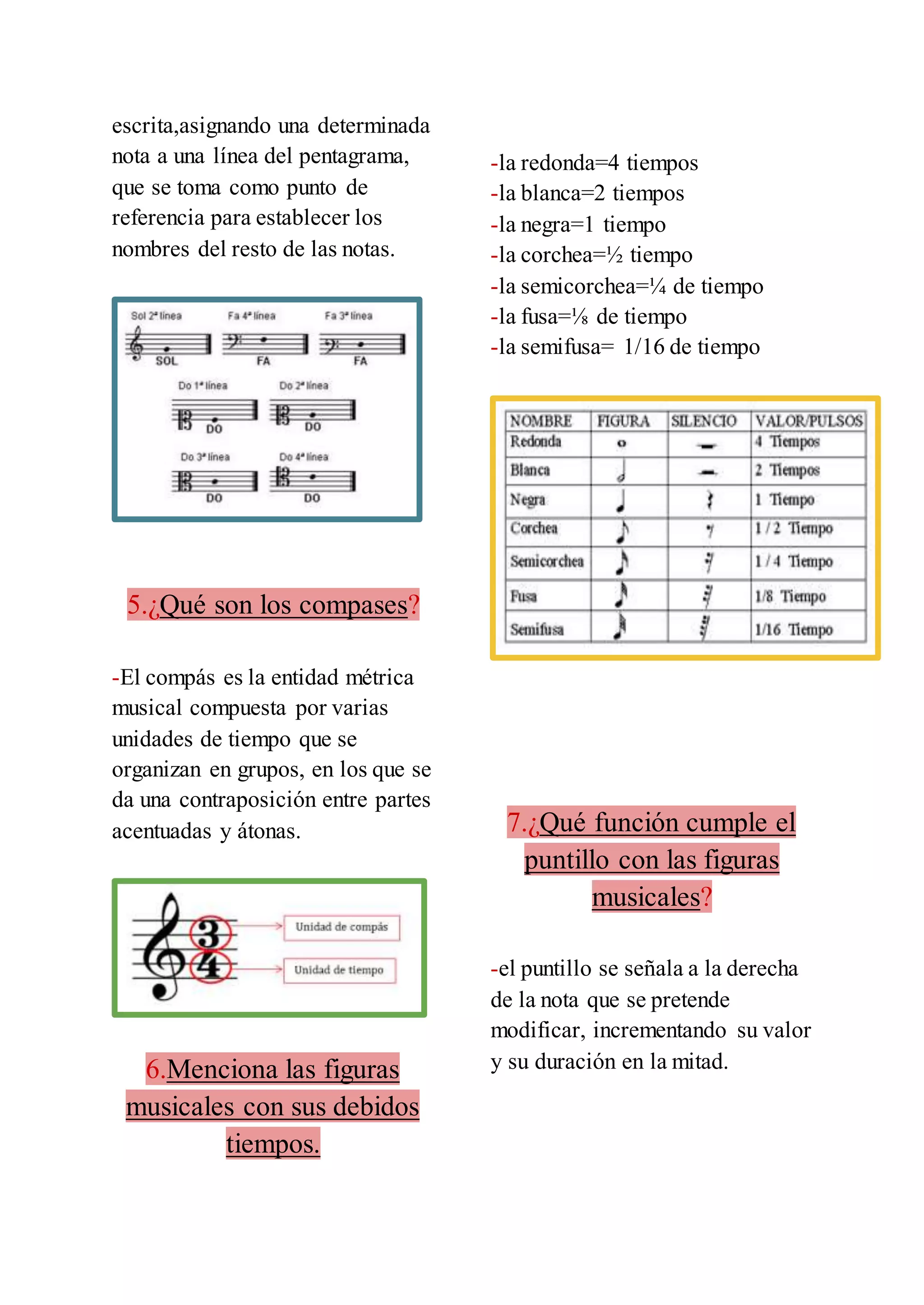 El pentagrama | DOCX