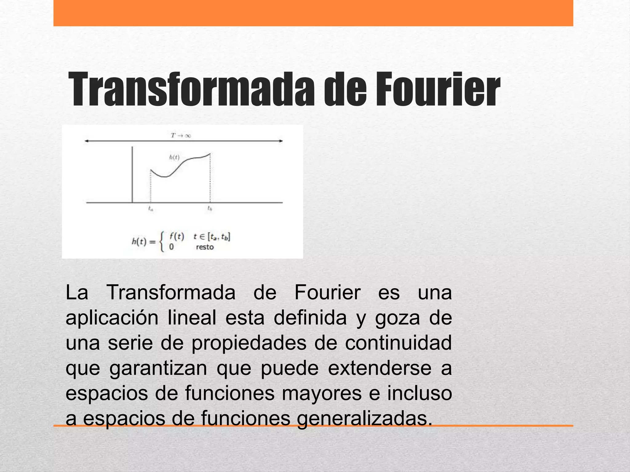Juan F. Montoya transformadas de fourier | PPTX