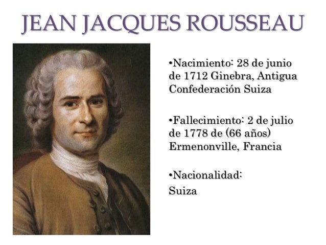 Juan jacobo rousseau