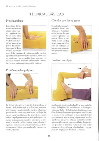 Juan jos plasencia el masaje tradicional tailands | PDF