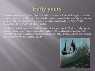 Juan ponce de leon | PPTX