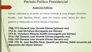 Juan Vicente Gómez | PPTX