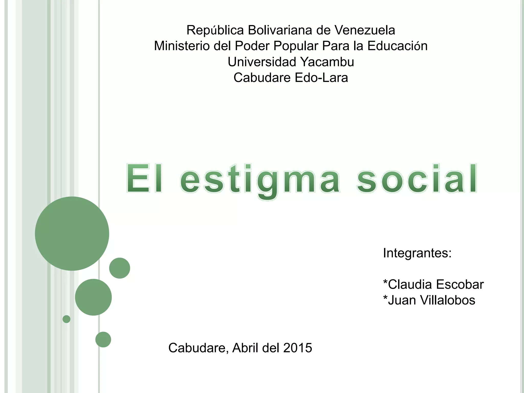 Estigma | PPT