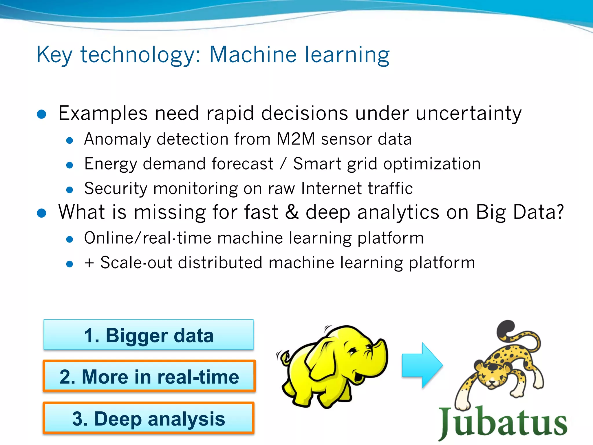 Distributed Online Machine Learning Framework For Big Data Ppt