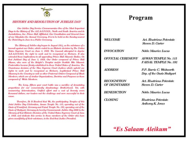 Jubilee Day Program 08 | PPT