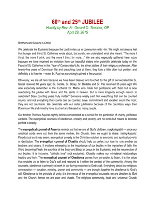 Jubilee 2015 | PDF