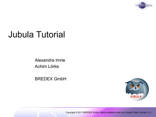 Jubula tutorial slides | PPT