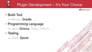 JUC Europe 2015: Plugin Development with Gradle and Groovy | PPT
