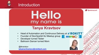 QA in DevOps: Transformation thru Automation via Jenkins | PPT