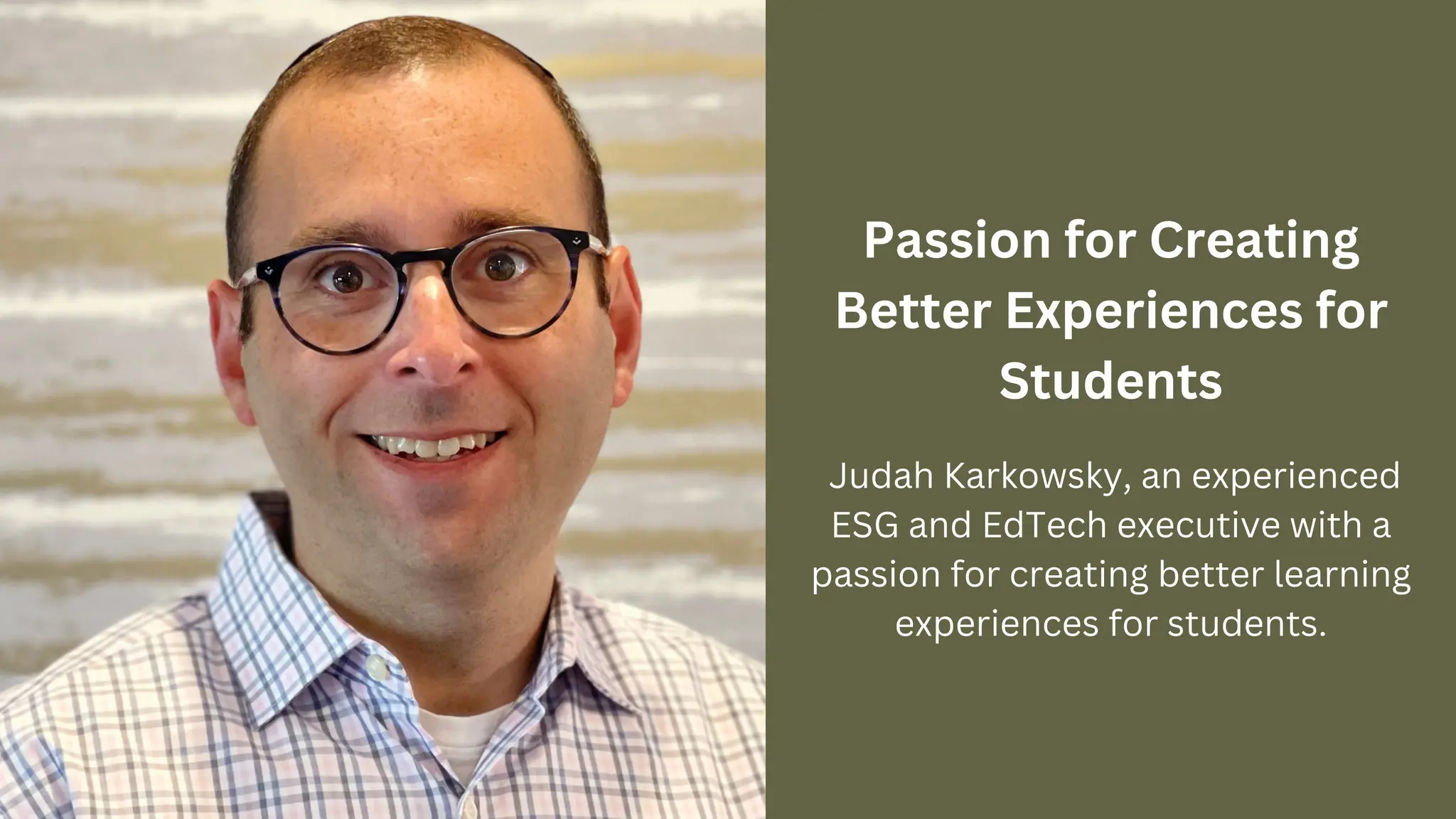 Judah Karkowsky - An Accomplished ESG and EdTech Executive | PDF