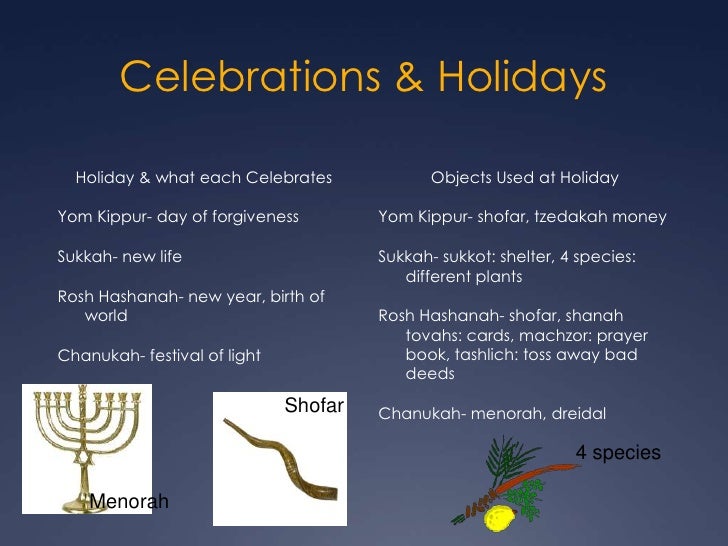 Judaism Festivals And What Thy Mean
