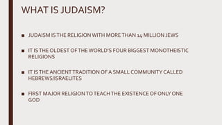 Judaism | PPTX