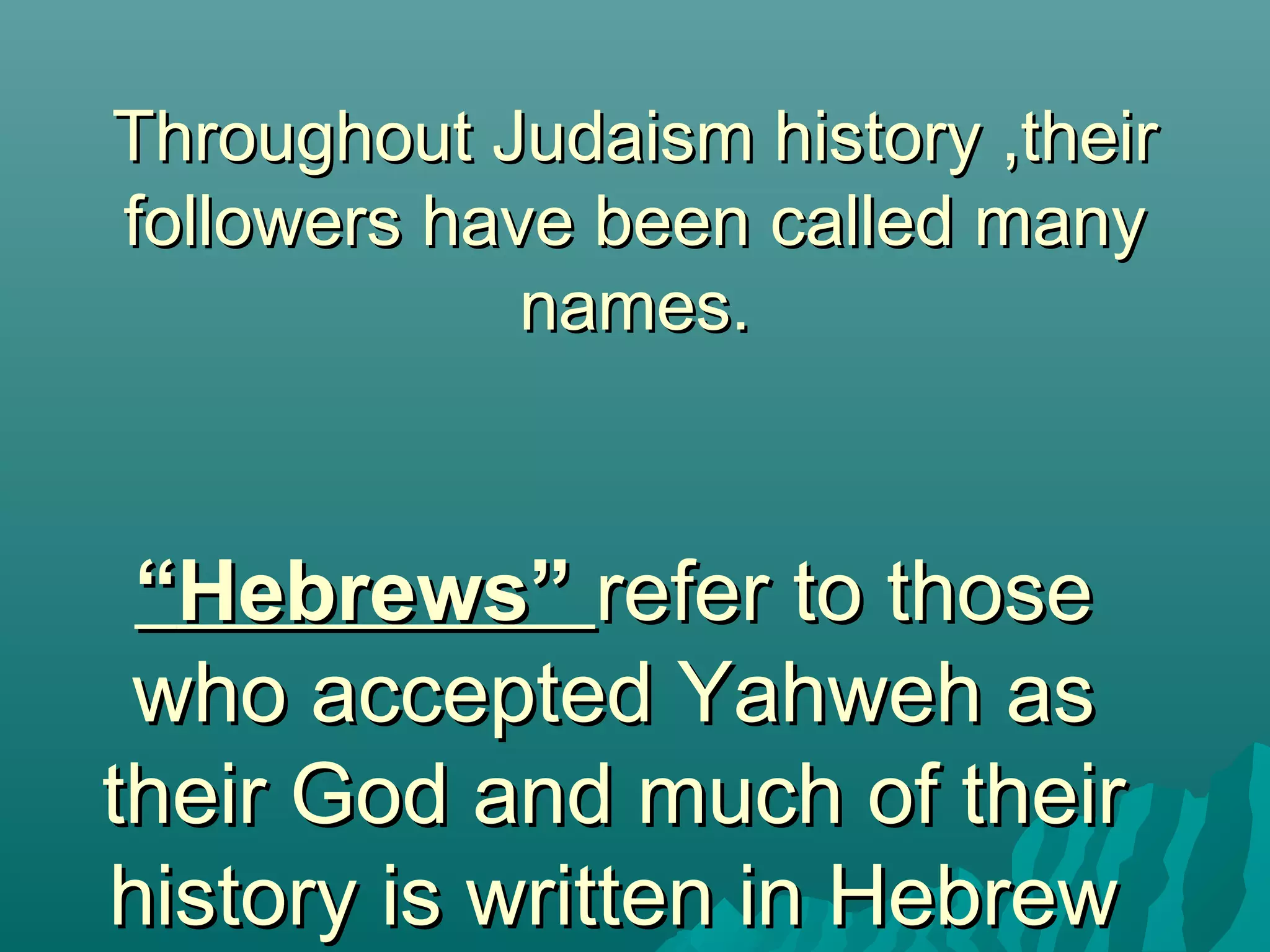 Judaism Religion | PPT