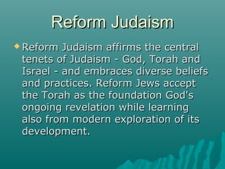 Judaism Beliefs And Practices