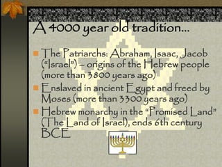 Religion Judaism Presentation, all facts | PPT