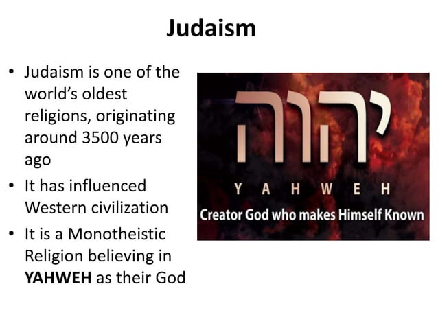 Introduction to the world of Religion and Belief systems _ Judaism | PPTX