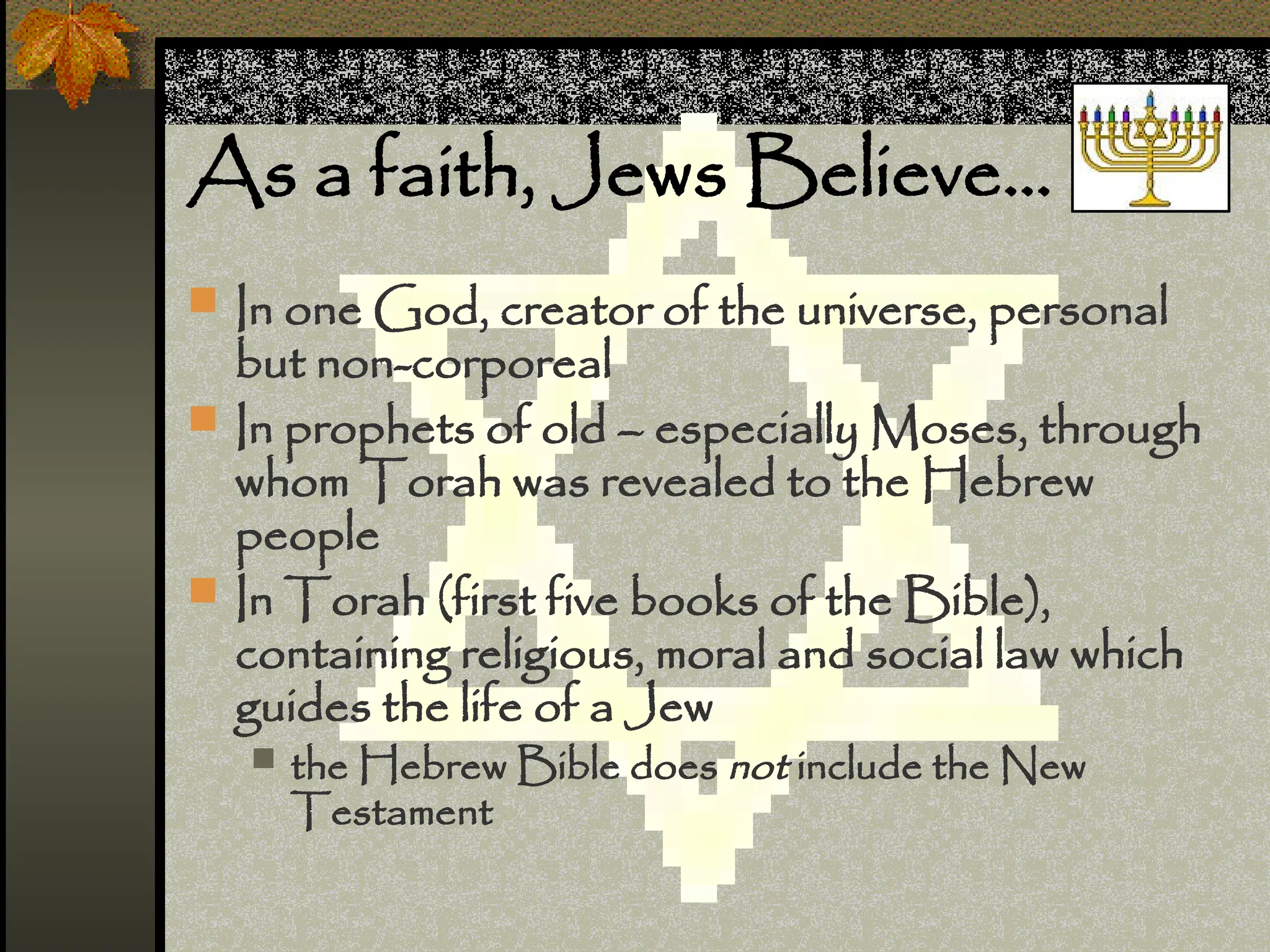 powerpoint teachings on judaism religion | PPT | Judaism | Religion ...