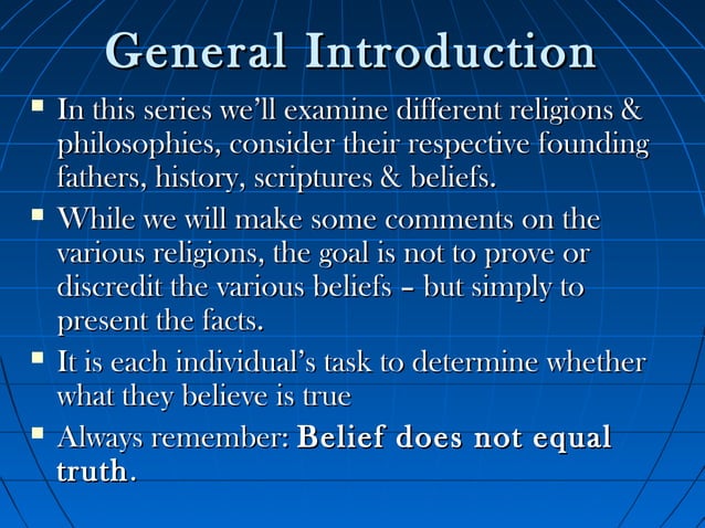Introduction to World Religions: Judaism | PPT