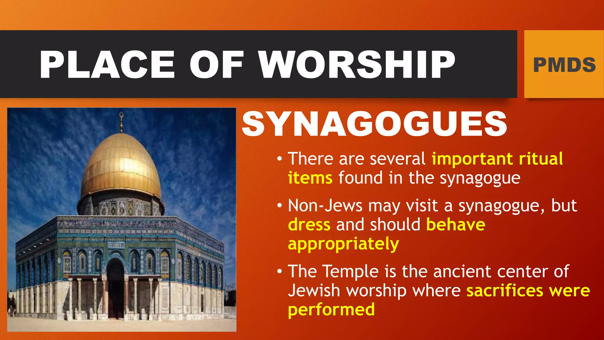 JUDAISM - FORMATION, PRACTICES, RITUALS, AND BELIEFS | PPTX